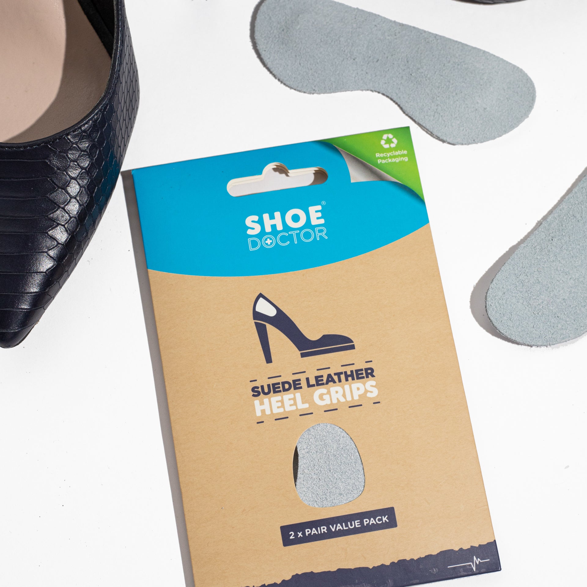 Shoe Doctor Suede Leather Heel Grips